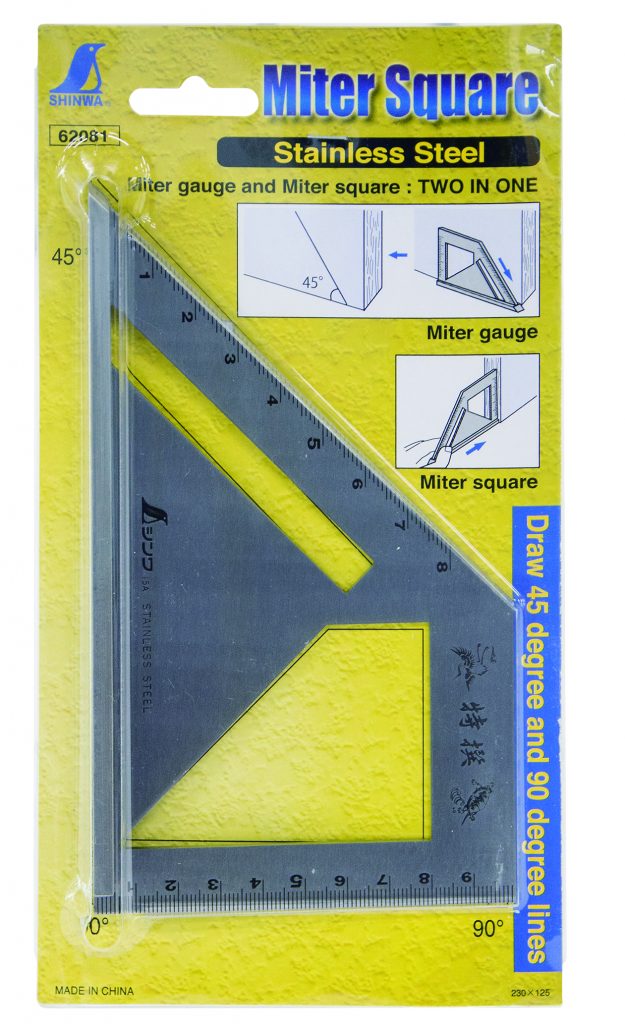 Shinwa Japanese Mitre Square 45° & 90° • The Woodworking Club