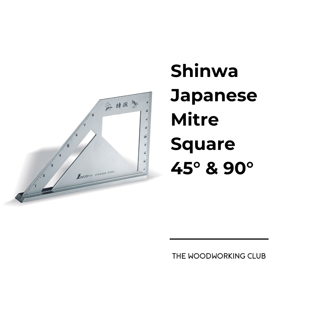 Shinwa Japanese Mitre Square 45° & 90° • The Woodworking Club