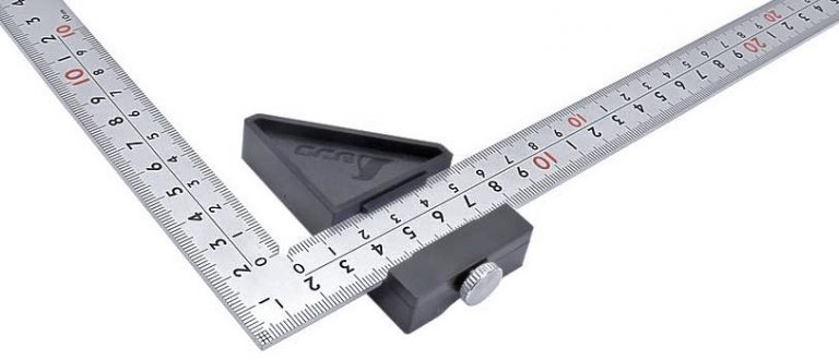Shinwa Carpenters Square 30 Cm With 8 Scales With Stopper • The ...