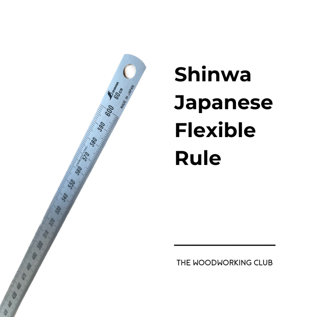 Shinwa Japanese Flexible Stainless Steel Rule 60 Cm • The Woodworking Club
