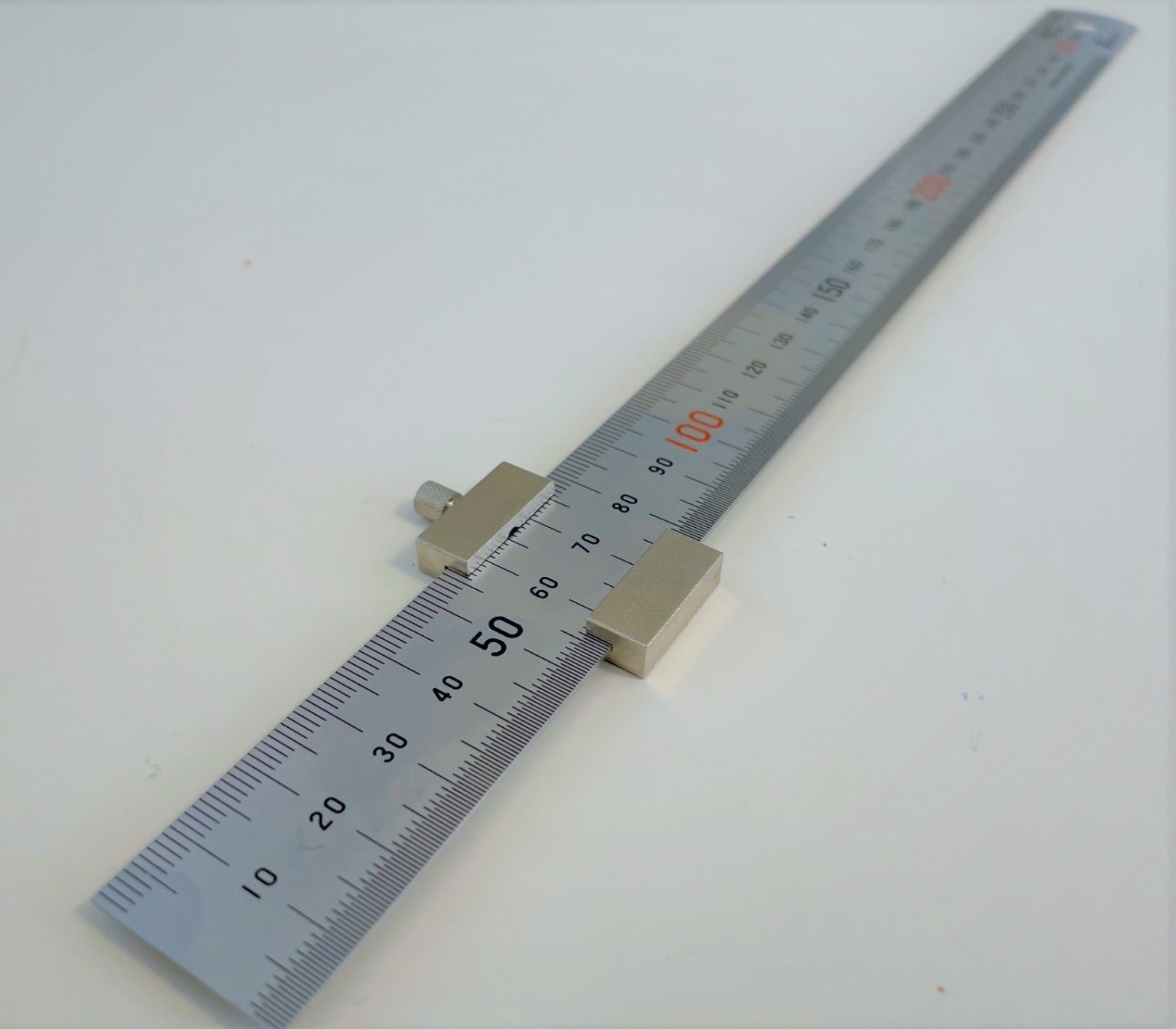 Shinwa Japanese Steel Rule With Stop, 300 Mm (metric) • The Woodworking ...