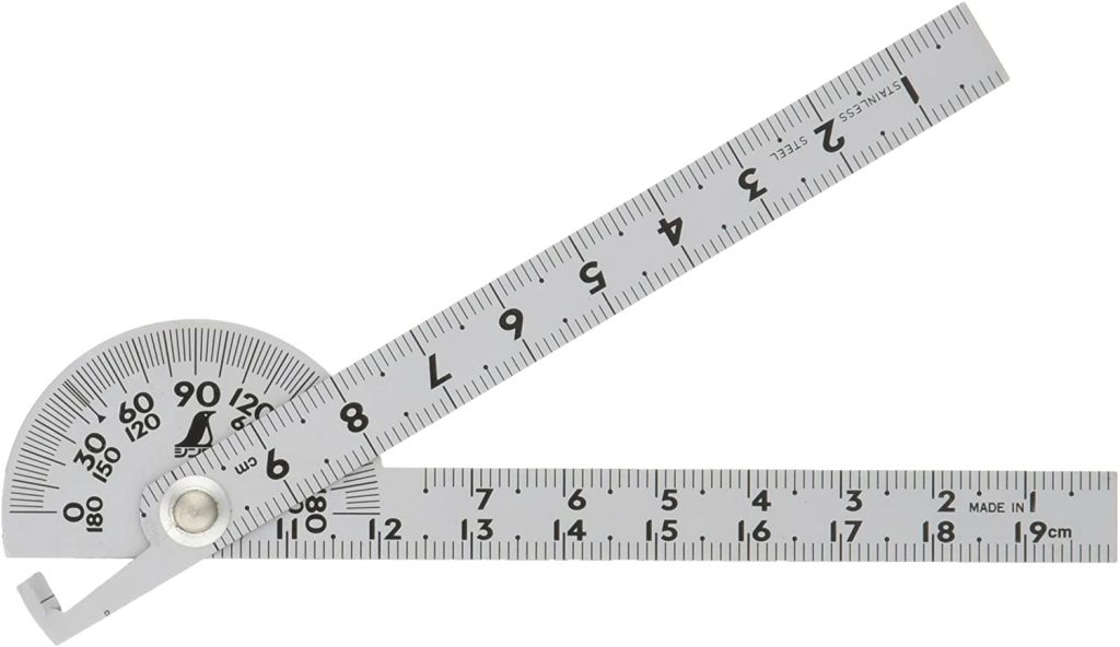 Shinwa Mini Protractor 10 Cm • The Woodworking Club